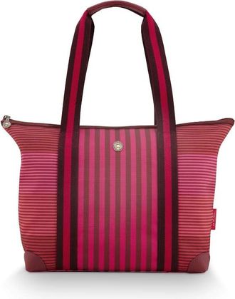 Pip Studio Tilda Tragetasche Mittel Streifen Rosa