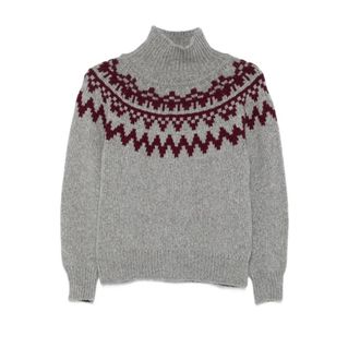 Windsor Kaschmir Rollkragenpullover - - Knitwear - Damen - Grau - L