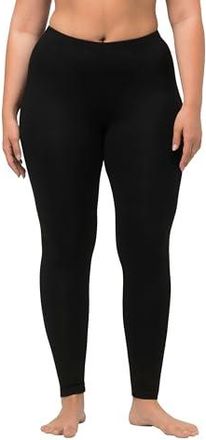 Ulla Popken Leggings, Schwarz (Schwarz 10), W61 / L32, Femme