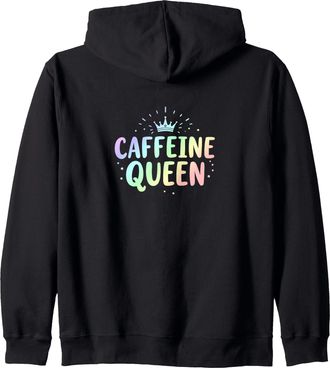 Mapanoli Design Coffein Queen Espresso Energy Mood Kapuzenjacke