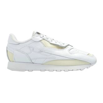 Maison Margiela Sneakers aus Leder und Stoff - - Shoes - Damen - Wei&szlig; - 36 1/2 EU