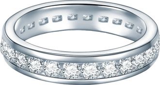Trilani Ring - Sterling Silber Ring Zirkonia - Gr. 50 - in Silber - f&uuml;r Damen