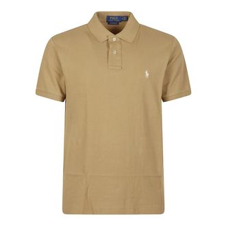 Polo Ralph Lauren Kurzarm Basic Poloshirt - - Tops - Herren - Braun - XL