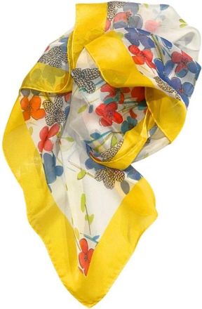 Borbonese Femme, Accessoires, Multicolore, Taille: ONE Size Luxueux foulard en soie avec un design &eacute;l&eacute;gant