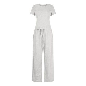 Generic Ensemble deux pi&egrave;ces pour femme avec haut sans manches et col rond et pantalon pliss&eacute; &agrave; jambe large, GY2., XXL