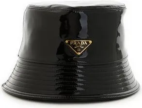 Prada Bob verni en cuir
