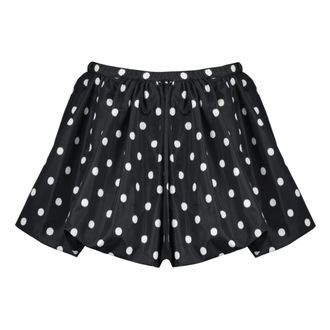 Patou Polka Dot Mini Skirt - - Skirts - Damen - Schwarzk - XS
