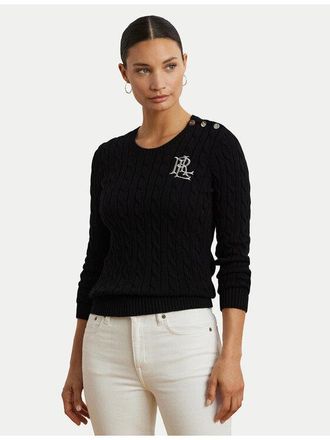 Lauren Ralph Lauren Pullover 200932223001 Schwarz Slim Fit