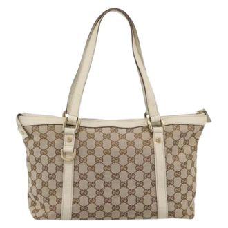 Gucci Sac cabas Pre-owned - Femme - Pre-owned - Beige - Taille: ONE Size