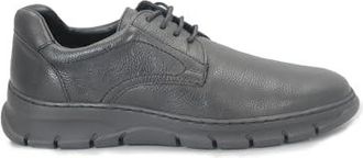 Melluso Baskets &agrave; Lacets pour Homme en Cuir Souple Noir u55701 44