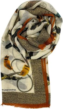 Borbonese Femme, Accessoires, Multicolore, Taille: ONE Size Fleece Wool Scarf