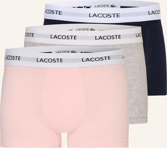 Lacoste 3er-Pack Boxershorts rosa