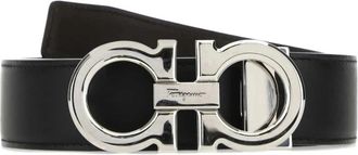Ferragamo Gancini Wendeg&uuml;rtel - - Accessories - unisex - Schwarzk - 115 CM