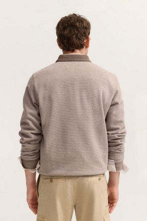 Bugatti Polokragenpullover Modern Fit mit Druckkn&ouml;pfen