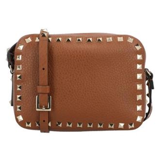 Valentino Leder schultertasche - - Bags - Damen - Braun - ONE SIZE