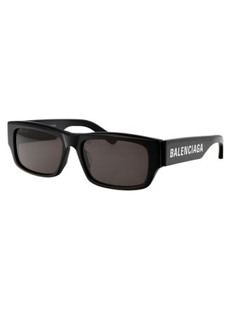 Balenciaga BB0261SA Acetate Rectangle Sunglasses - Black