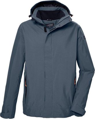 Killtec Outdoorjacke KOS 183 KG MN JCKT wind- u wasserdicht, atmungsaktiv, PFAS-frei impr&auml;gniert