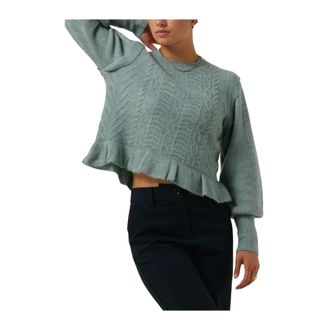 Y.A.S Y.a.s, Damen, Strickwaren, Blau, LGr&ouml;&szlig;e