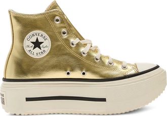 Converse Chuck Taylor All Star Lift Double Stack Plateau-Sneakers - Gold