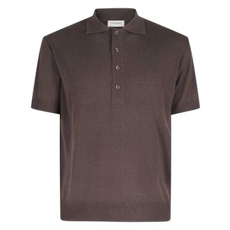 Paolo Pecora Homme, Tops, Brun, Taille: M Maglia a Polo