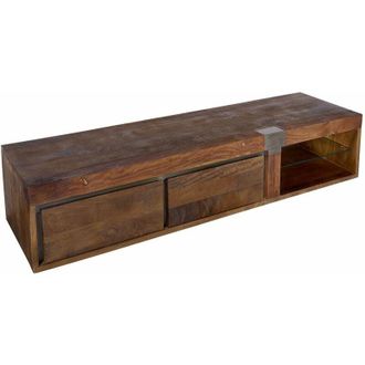 Massivmoebel24 Meuble tv 180x48 Manguier laqué Brun amsterdam 01