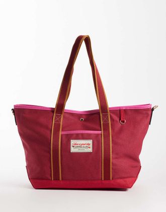 Accessorize Cabas en toile - Rose