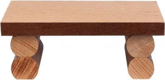 KWO Olbernhau R&auml;ucherbank f&uuml;r sitzende deutsche Weihnachtsr&auml;ucherbank 5 cm Holz Mehrfarbig Einheitsgr&ouml;&szlig;e