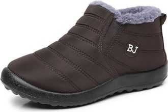 Generic Bottes de neige dhiver imperm&eacute;ables orthop&eacute;diques pour femme - Chaudes - Antid&eacute;rapantes - Doublure en fourrure - &Agrave; enfiler - Chaudes pour lext&eacute;rieur -