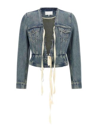 Maison Margiela Veste En Jean - Bleu Clair