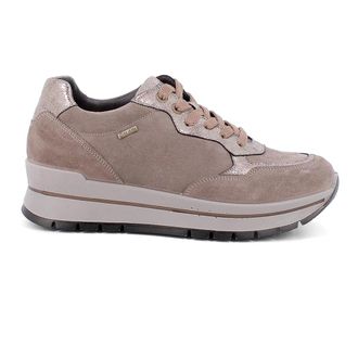 Igi & Co Femme, Chaussures, Brun, Taille: 36 EU Baskets Grises avec Doublure Gore-Tex