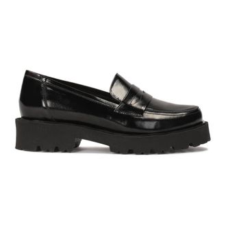 Kazar Casual Slip-On flache Schuhe auf einer leichten Sohle - - Shoes - Damen - Schwarzk - 38 EU