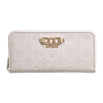 Guess Femme, Accessoires, Gris, Taille: ONE Size Anise SLG Zip Around Wallet