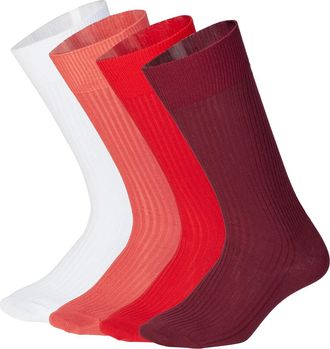 DillySocks Socken Ribbed Just Red