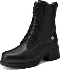 Queen Helena Amphibi Bottines pour femme avec talon bas X33-84, Noir, 39 EU