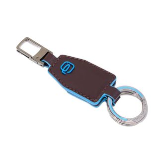 Piquadro Porte-cl&eacute;s en cuir divisible avec mousqueton - unisex - Accessoires - Brun - Taille: ONE Size