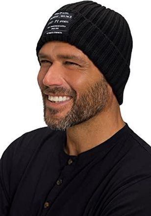 JP1880 Bonnet, Noir, Taille Unique Homme