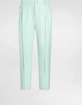 Dolce & Gabbana Hose Aus Viskose - Mann Hosen Und Shorts Azure 56