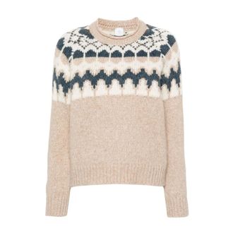Eleventy Volcano Neck Strickware - - Knitwear - Damen - Beige - M