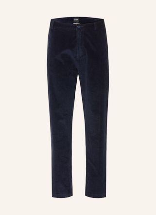 HUGO BOSS Cordhose Kane Extra Slim Fit blau