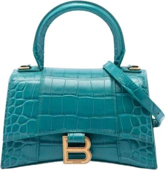 Balenciaga Pre-owned Hourglass Satchel - Femme - Pre-owned - Bleu - Taille: ONE Size