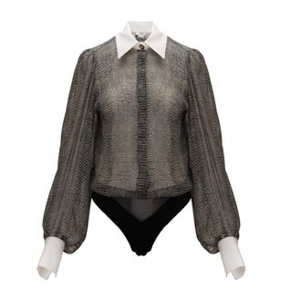 Elisabetta Franchi Femme, Tops, Noir, Taille: 40 FR Bodysuit