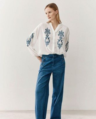 More & More Langarmbluse