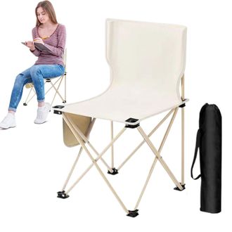 Generic Klappstuhl, leichter Gartenstuhl, Unterst&uuml;tzung 286 Pfund, Campingausr&uuml;stung mit Rucksack-Tasche