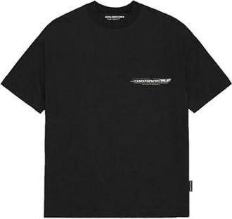 Jack & Jones T-Shirt Jcolido Chest SS Crew Neck FST pour Homme, Noir, XXL