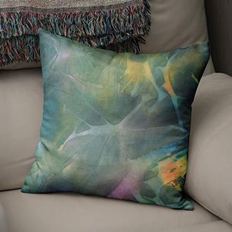 Bonamaison Le Jardin du Lin Kissen Zierkissenbezug Kissenbezug, Aquarell-Thema Dekoration, Für Zuhause Autos Büro Sofa Wohnzimmer Couch Schlafzimmer Dekor, 50x50