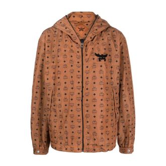 MCM Windbreaker mit Monogramm-Print - - Jackets - Herren - Braun - M