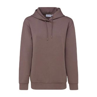 Calvin Klein Minimal Logo Scuba Hoodie - - Sweatshirts & Hoodies - Damen - Braun - S