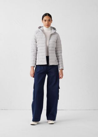 Jott Doudoune &agrave; capuche stretch l&eacute;g&egrave;re Reflet de mer Salma - Taille XXL