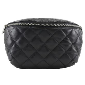 Chanel Pre-owned Cuir sacs-bandouliere - Femme - Pre-owned - Noir - Taille: ONE Size