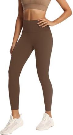 Generic Creamlush Legging taille haute &eacute;pais sans couture pour femme, doux comme du beurre, extensible, contr&ocirc;le du ventre, salon, entra&icirc;nement, yoga, course 